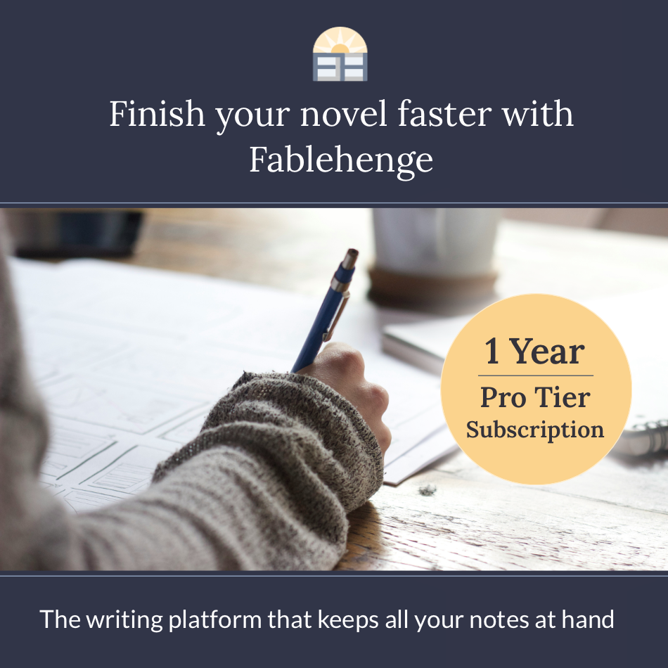 Win a 1 Year Subscription to Fablehenge Pro Tier | Page Turner Awards